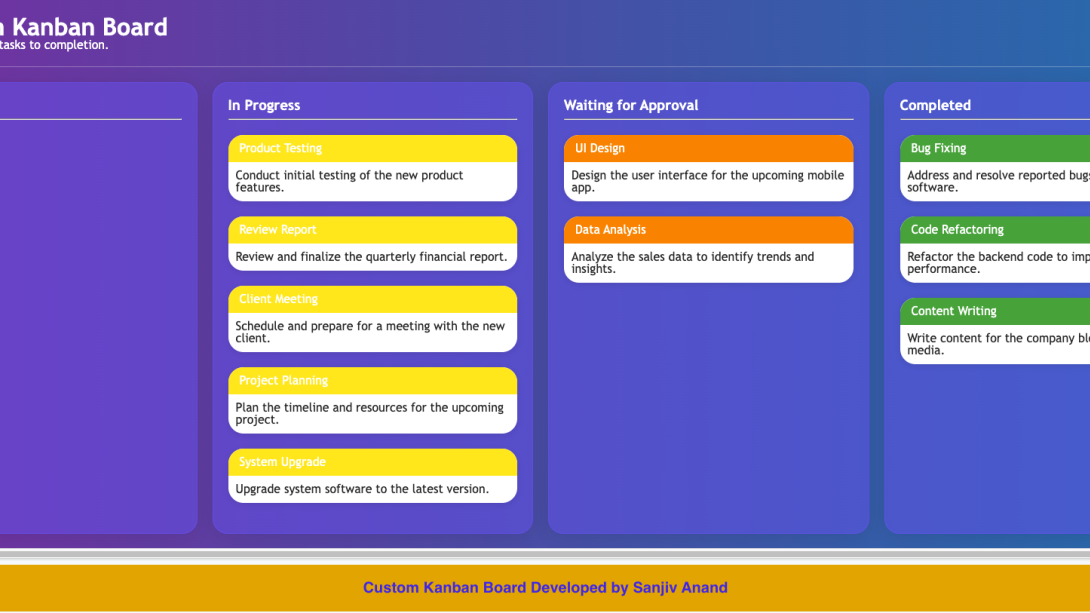 Kanban Board with Supabase | Appsmith Community Portal